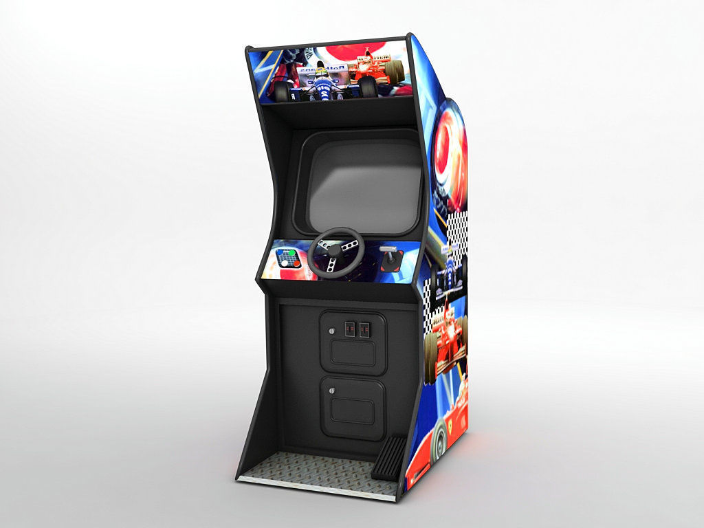 3D model Arcade Video Game Racing VR / AR / low-poly | CGTrader