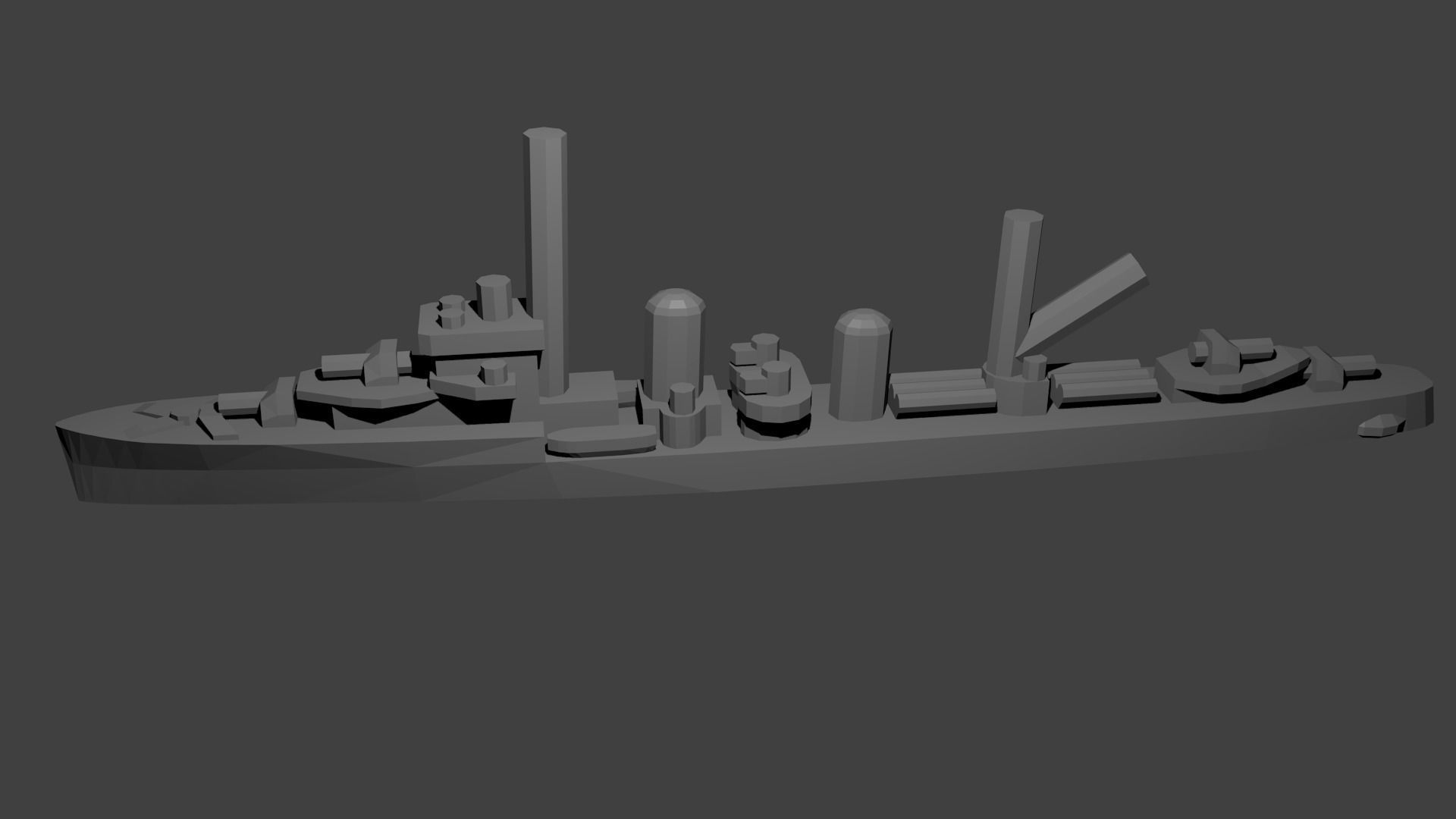 Dutch Admiralen Class Destroyer Warship 3D model 3D printable | CGTrader
