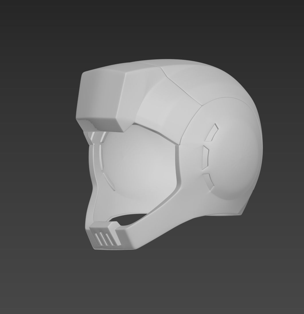 Gundam MS Pilot driver Helmet Zeon 08MS Inah Sakhalin 3D model 3D ...