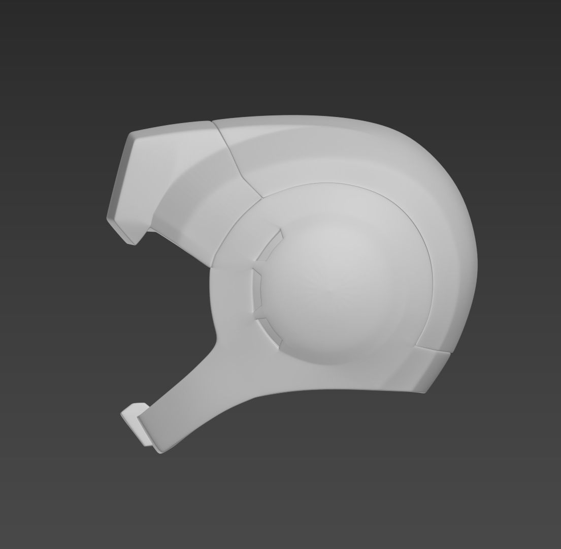 Gundam MS Pilot driver Helmet Zeon 08MS Inah Sakhalin 3D model 3D ...