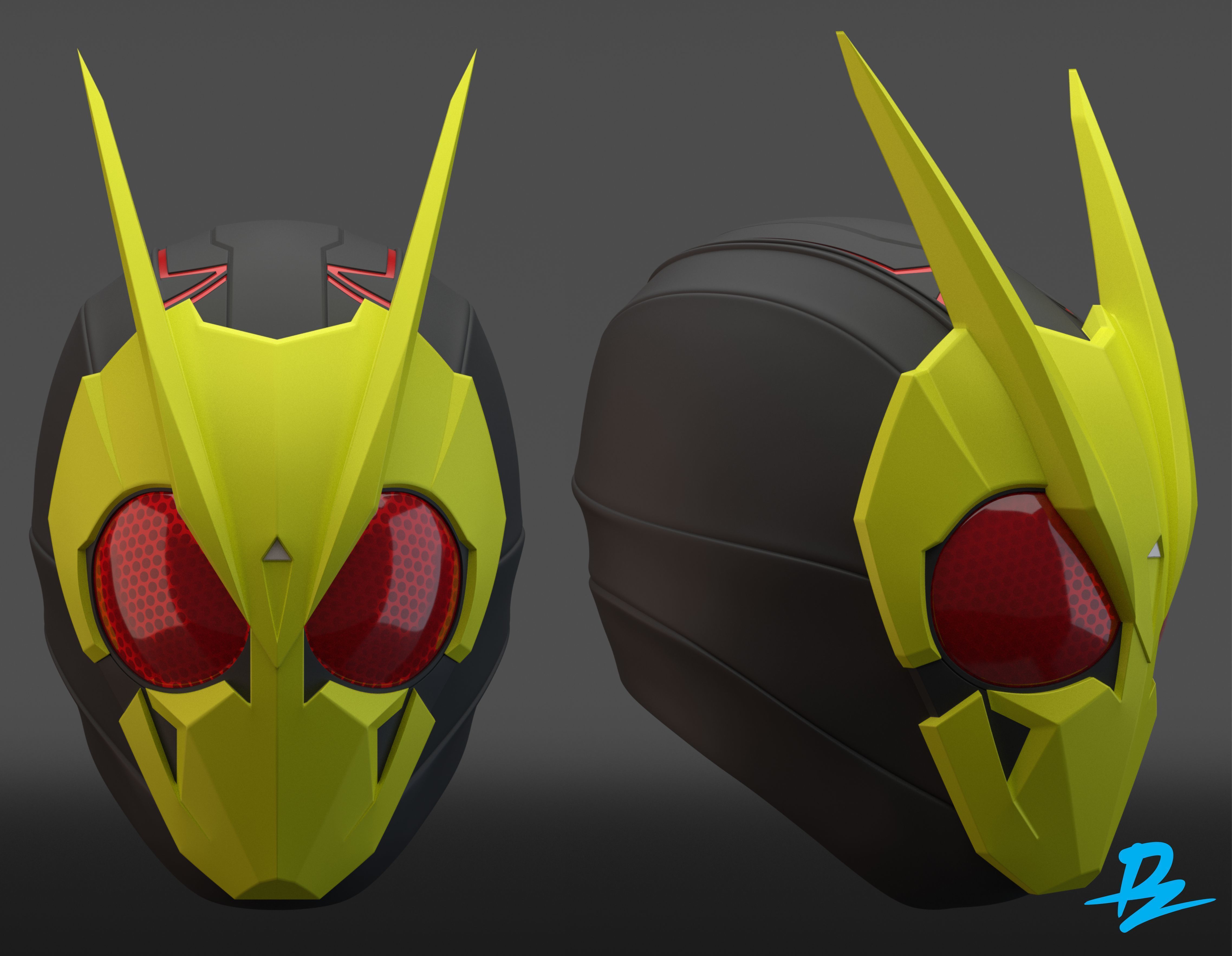 Kamen Rider Zero one 3D model 3D printable | CGTrader
