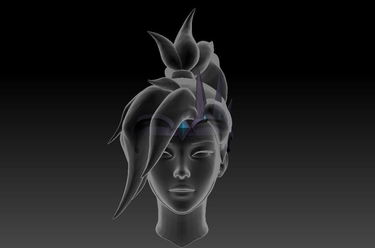 Crown Atlantic skin Mercy Overwatch 3D model 3D printable | CGTrader