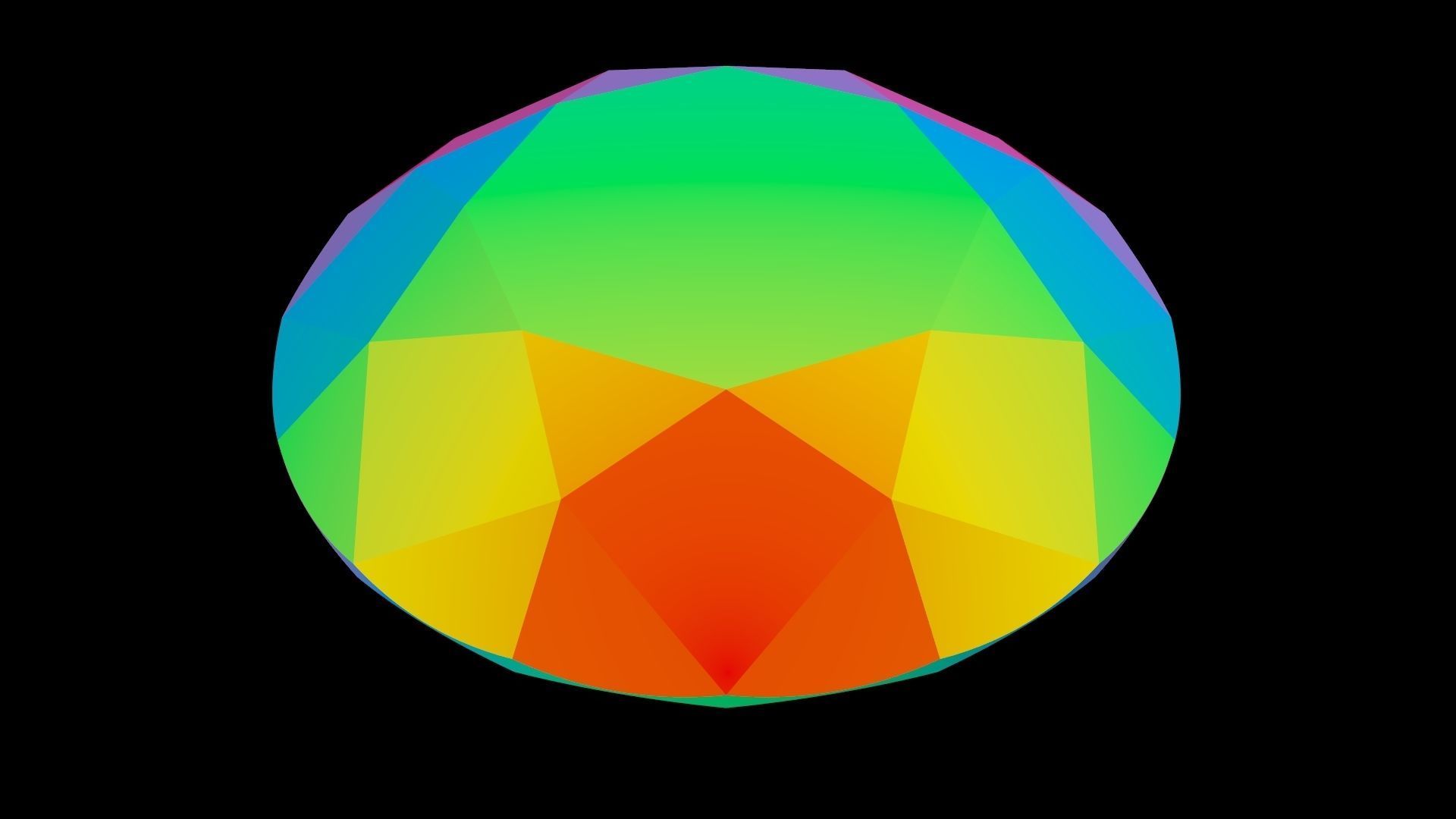 Diamond Round 11mm Ideal Cut 3D model | CGTrader