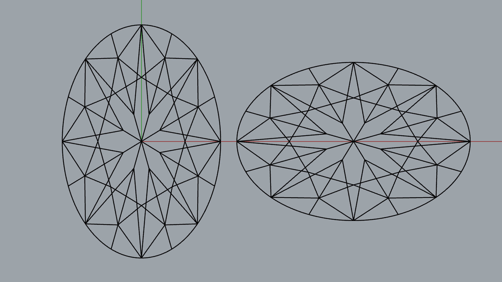 Diamond Oval 3D model | CGTrader