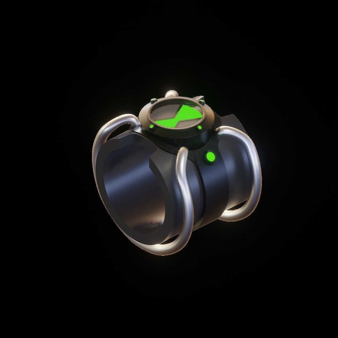 Omnitrix Alien Clock 3D model | CGTrader