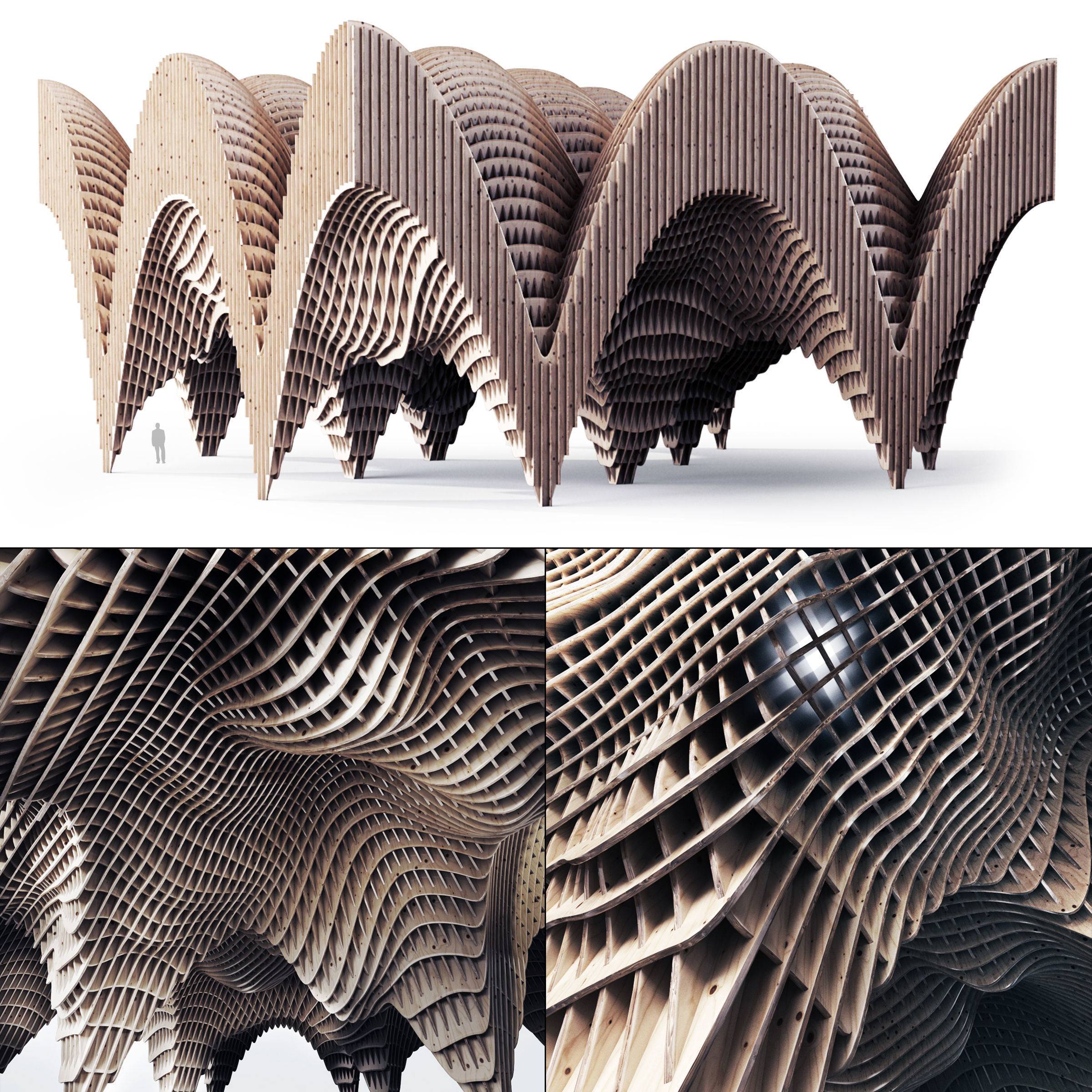Parametric big Hall 3D model | CGTrader