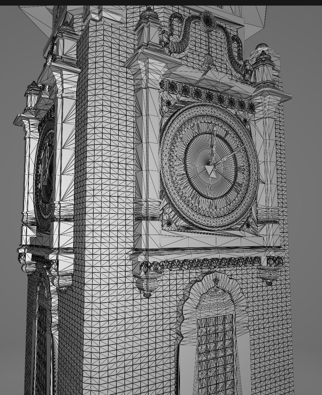 Haridwar Clock Tower 3D model | CGTrader