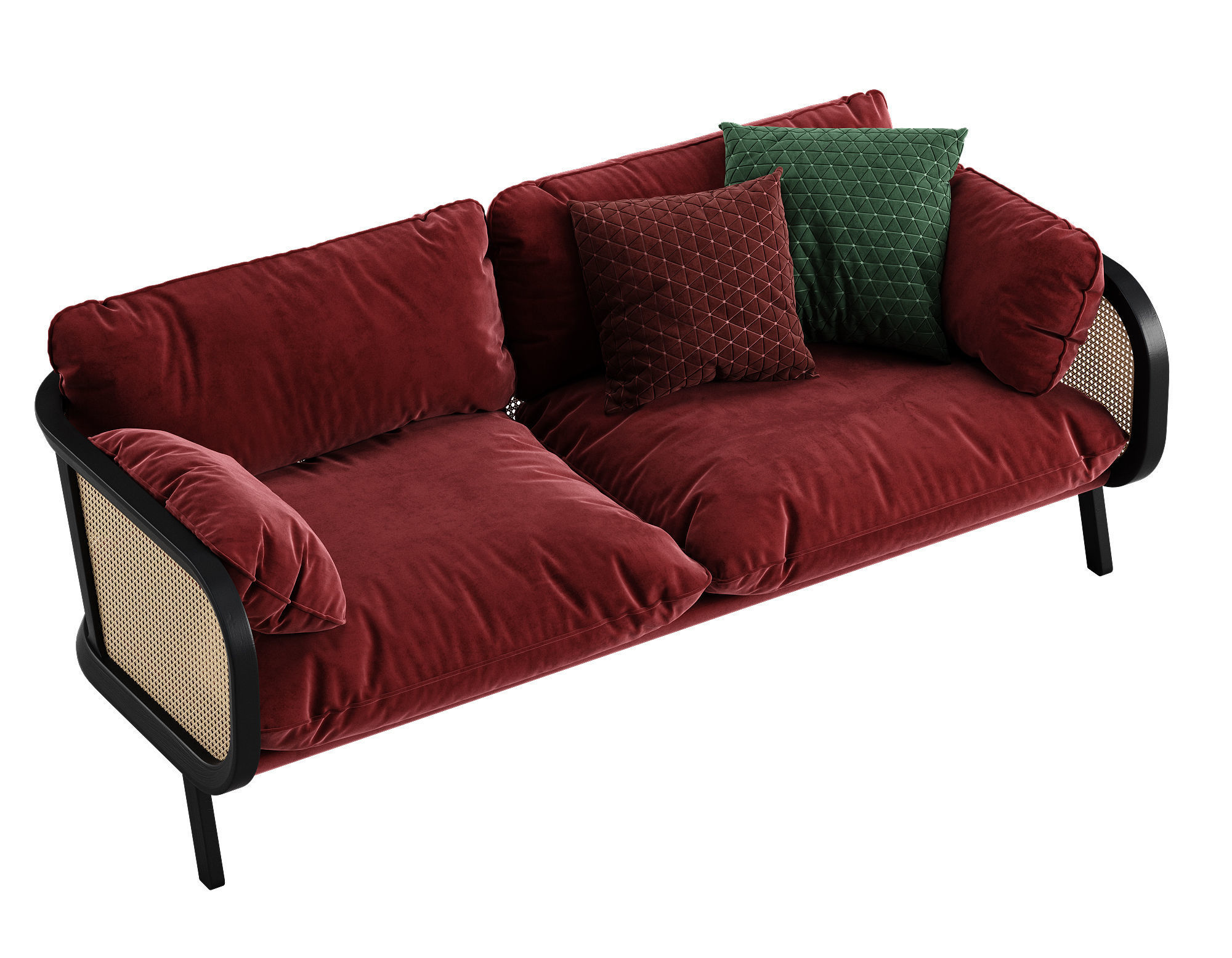Buzzi Cane sofa 3D model | CGTrader