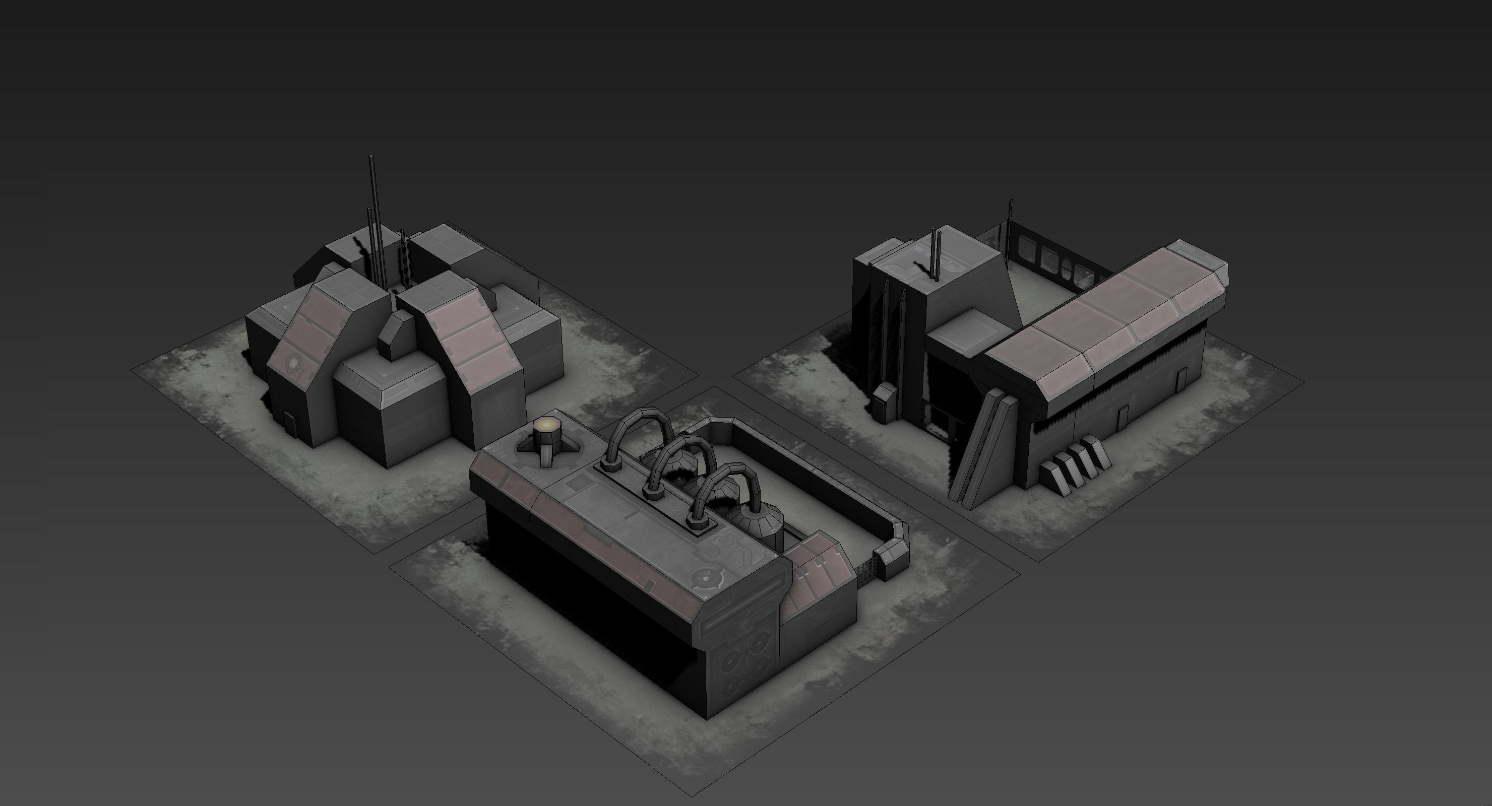 3D model RTS building pack VR / AR / low-poly | CGTrader