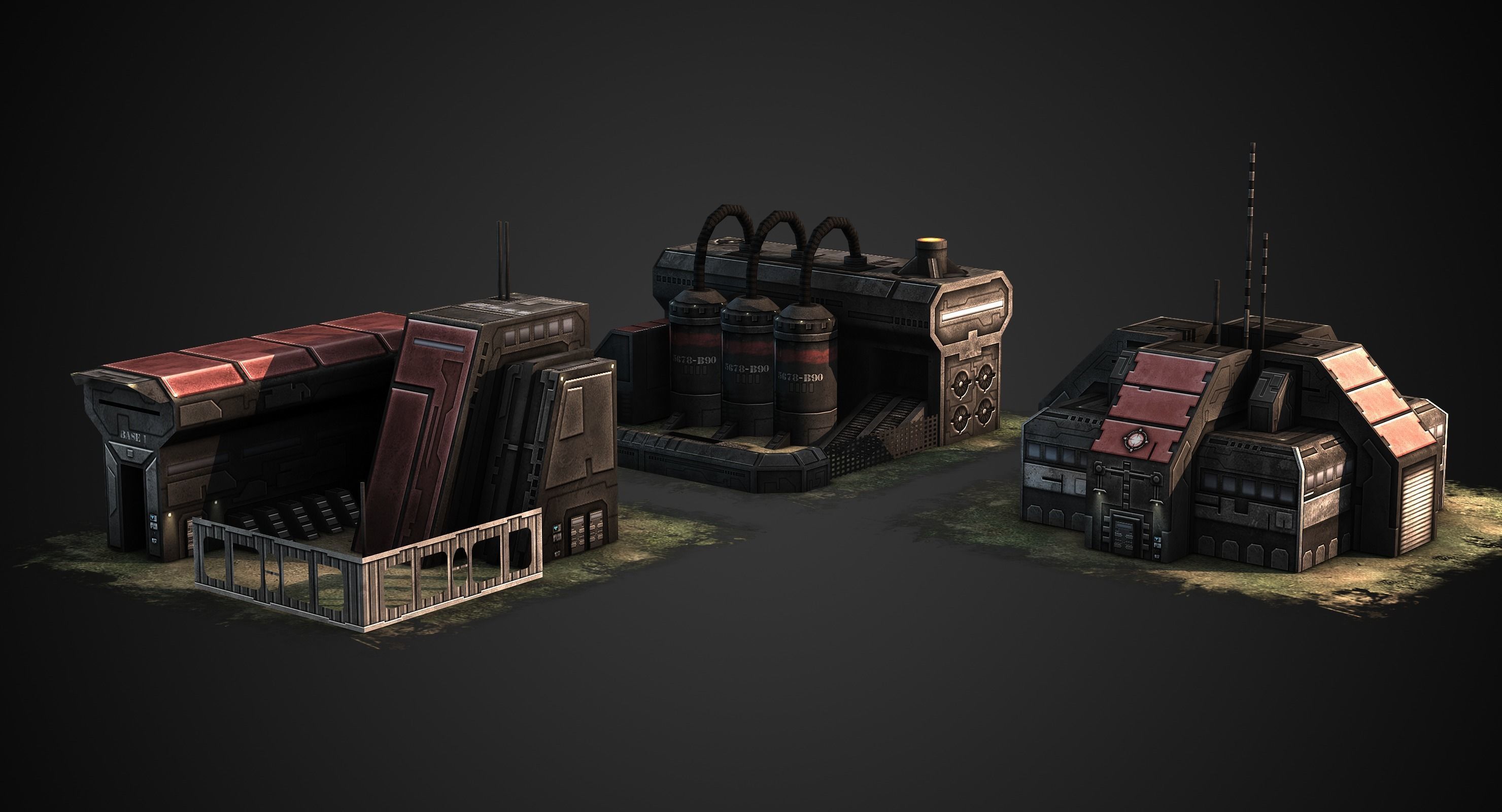 3D model RTS building pack VR / AR / low-poly | CGTrader