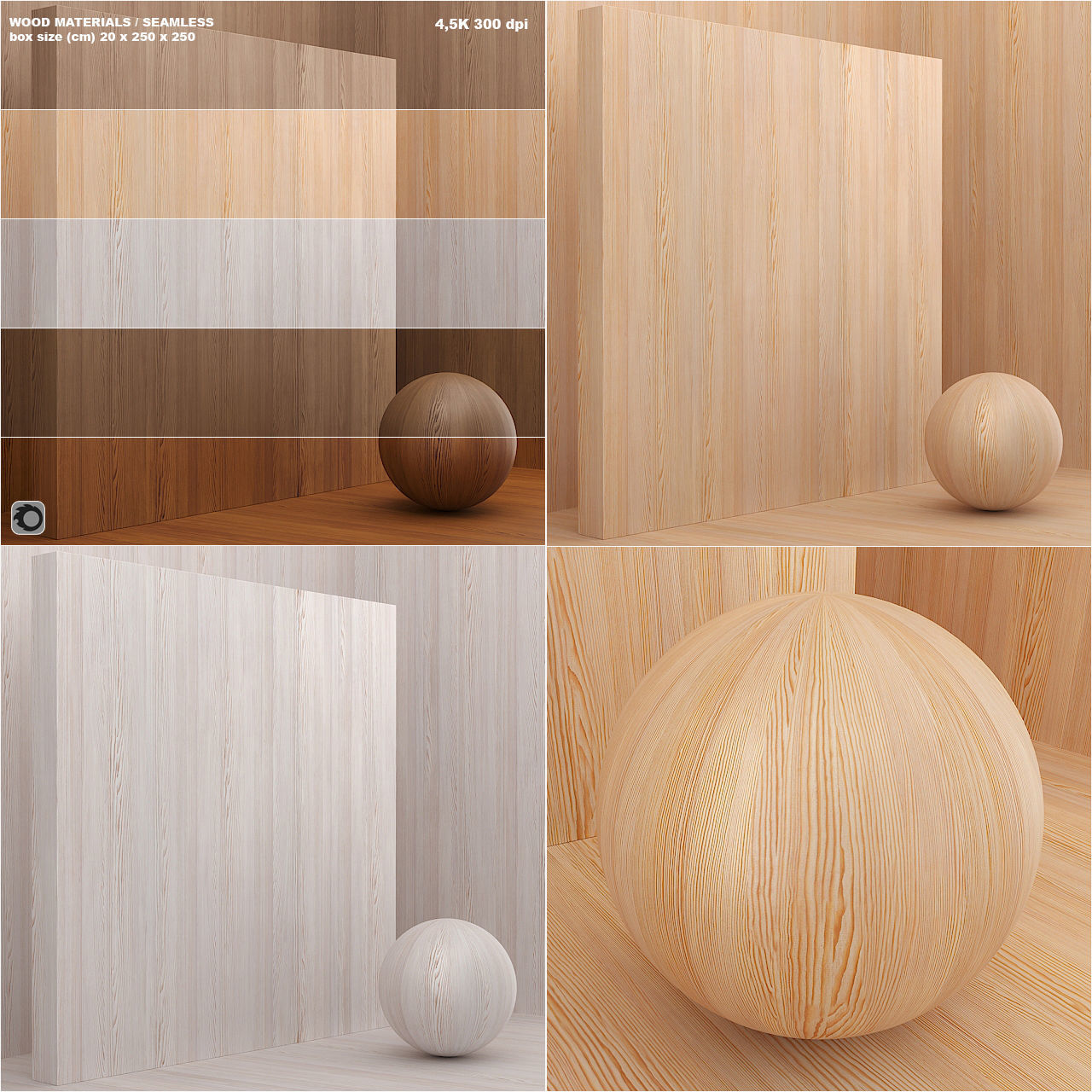 Wood material Larch veneer seamless Texture | CGTrader