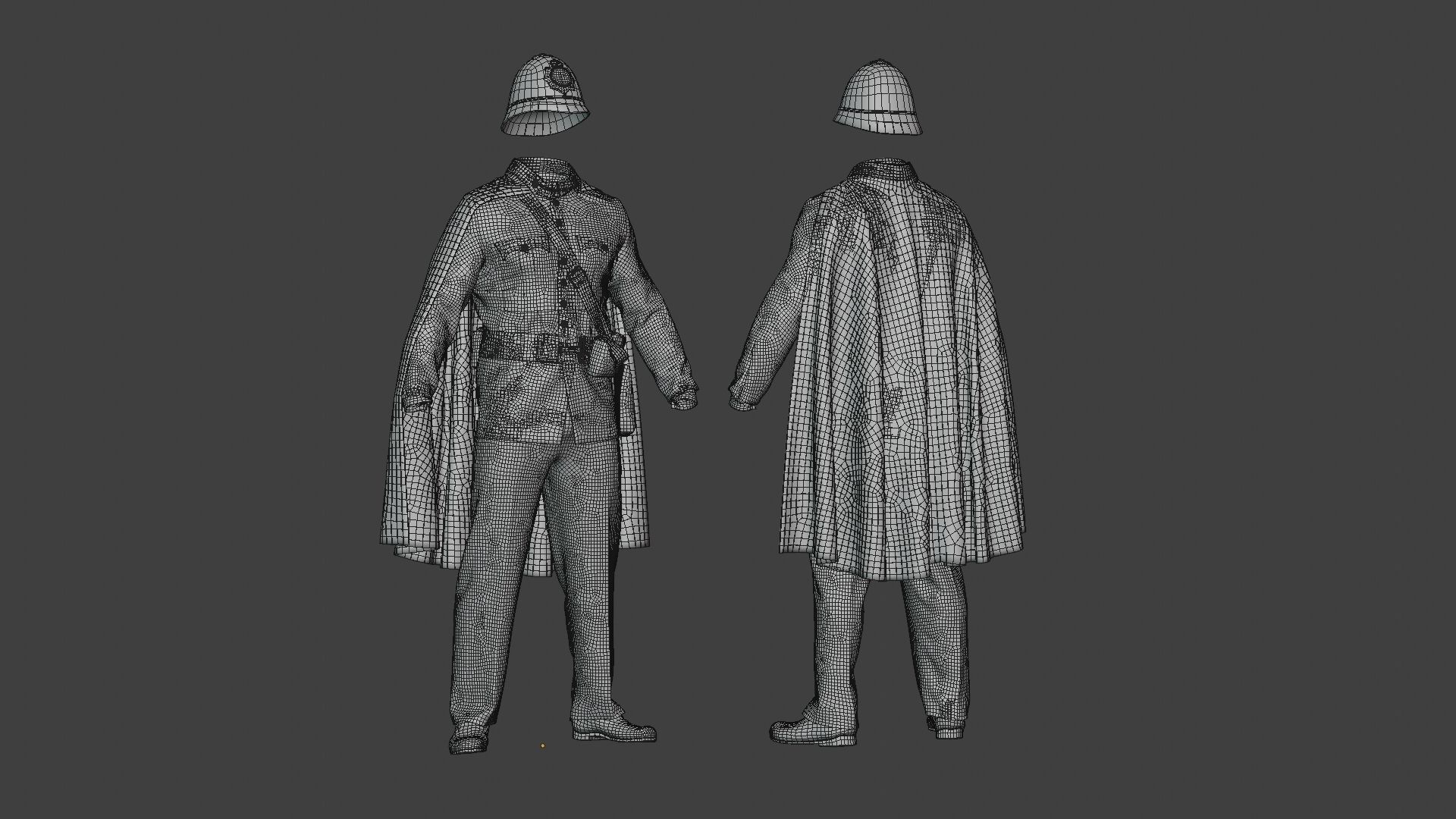 POLICEMAN British bobby 3D model | CGTrader
