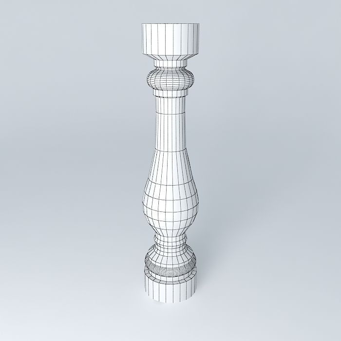 Rail Column 3D model | CGTrader