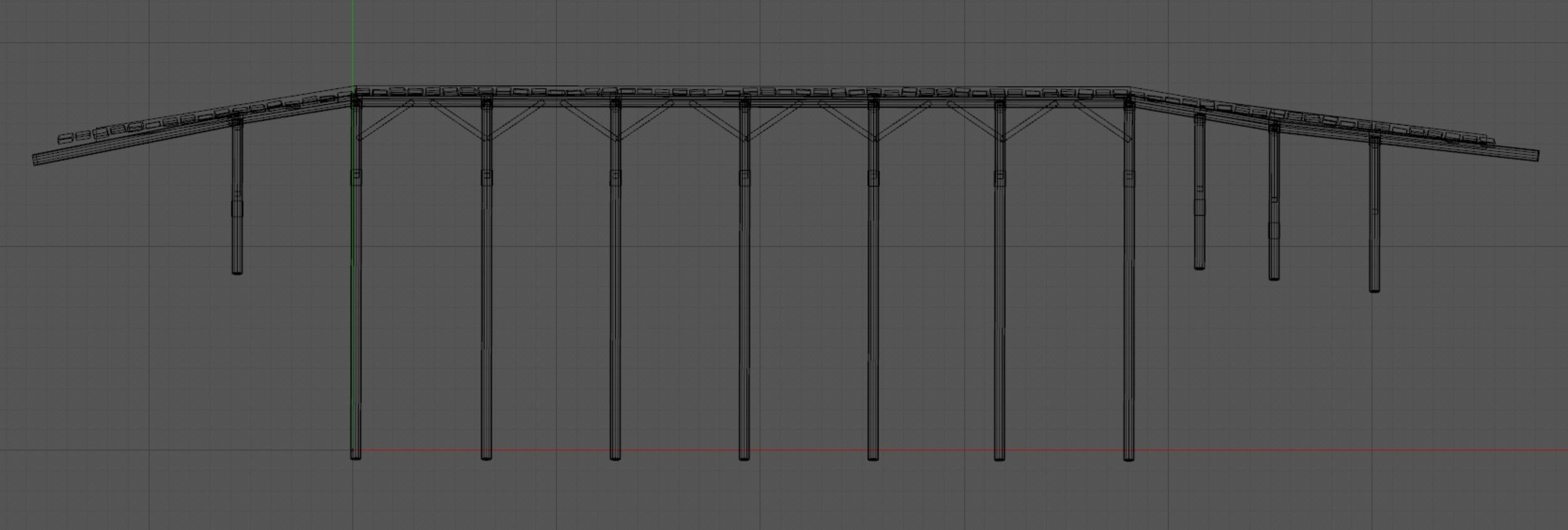 3D model Timber Roman Bridge VR / AR / low-poly | CGTrader