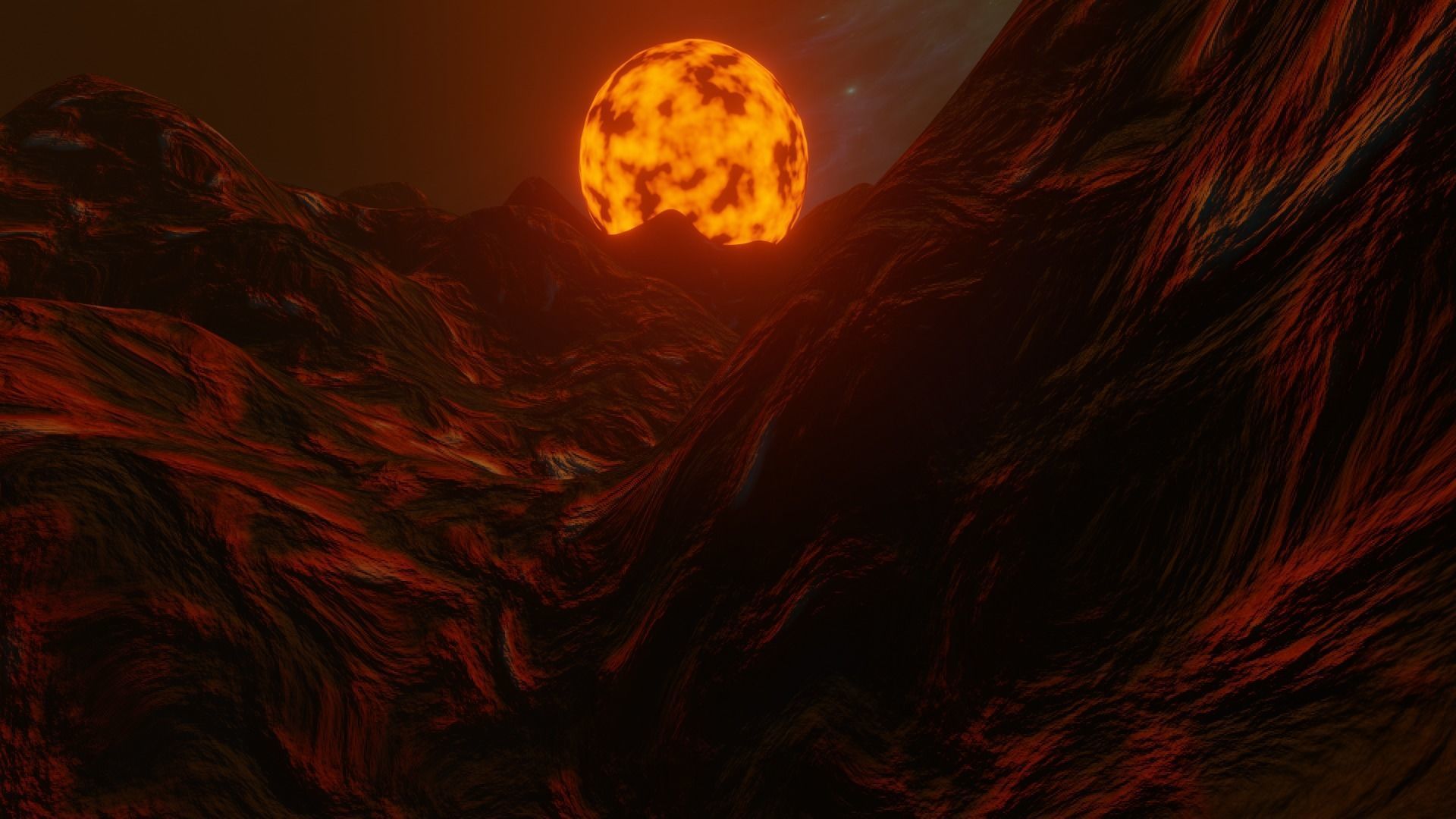 Planet surface 3D model | CGTrader