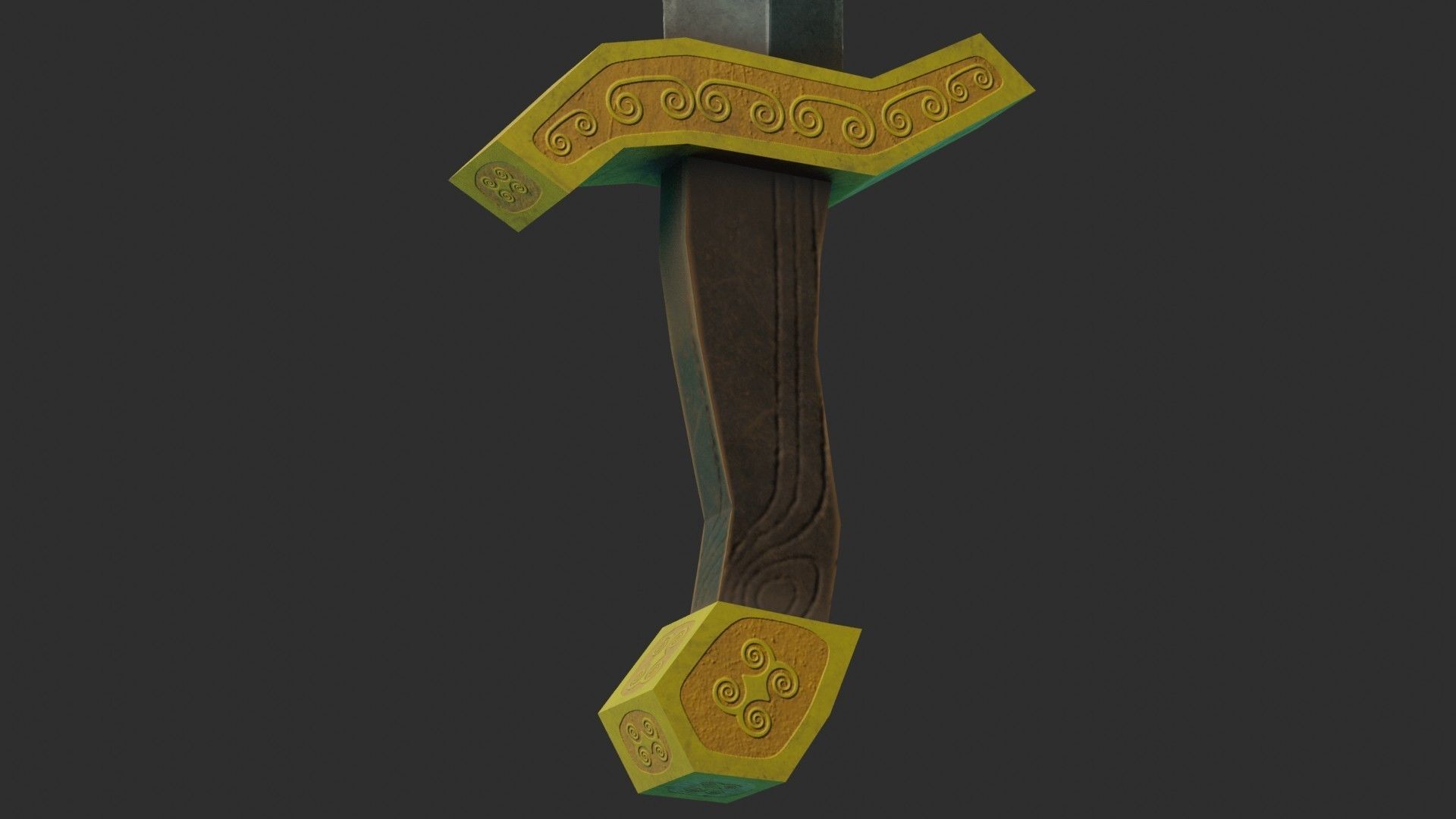 3D model Stylized Medieval Sword 2 VR / AR / low-poly | CGTrader