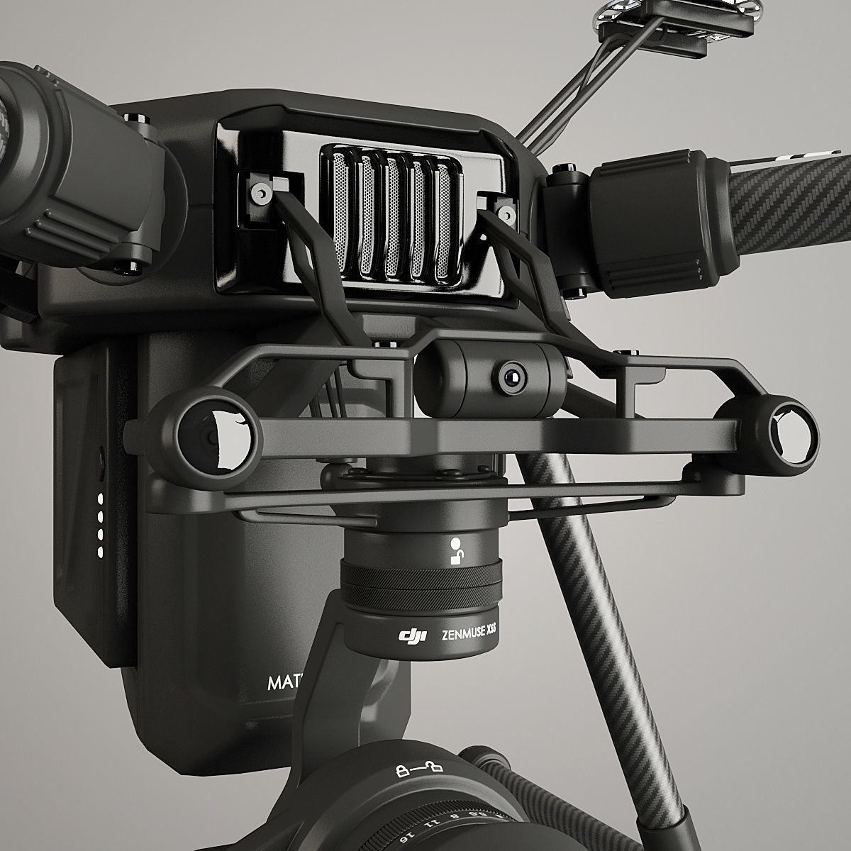 Quadcopter DJI MATRICE 3D model | CGTrader