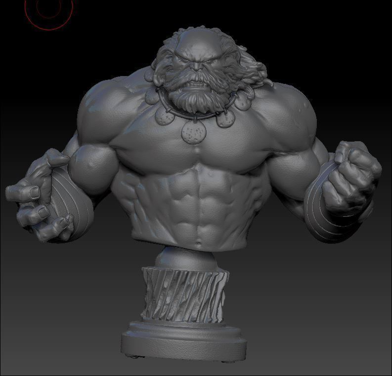 hulk master bust 3D model 3D printable | CGTrader