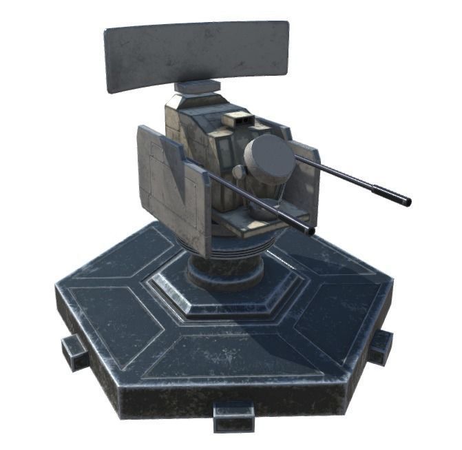 3D model Modern Unmanned Turrets v2 VR / AR / low-poly | CGTrader