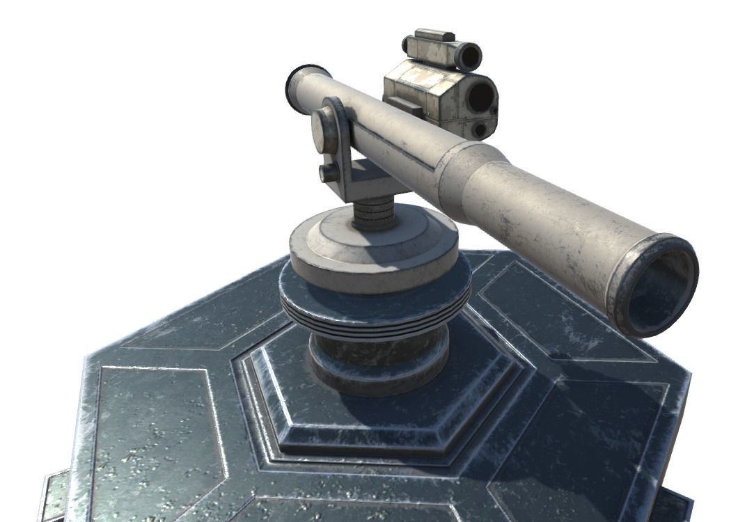 3D model Modern Unmanned Turrets v2 VR / AR / low-poly | CGTrader