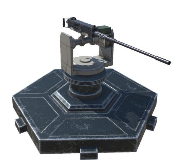 3D model Modern Unmanned Turrets v2 VR / AR / low-poly | CGTrader