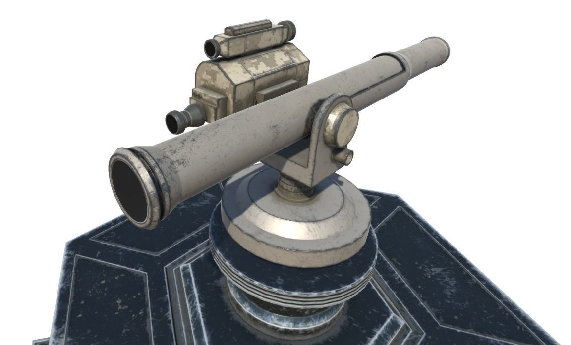 3D model Modern Unmanned Turrets v2 VR / AR / low-poly | CGTrader