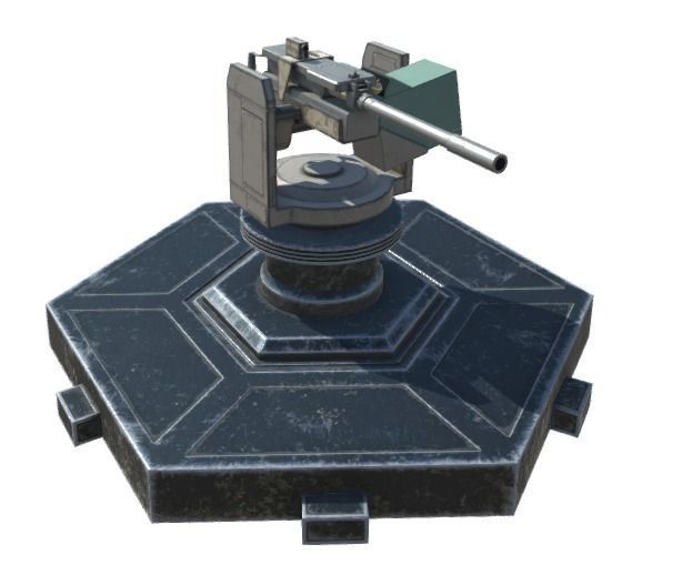 3D model Modern Unmanned Turrets v2 VR / AR / low-poly | CGTrader
