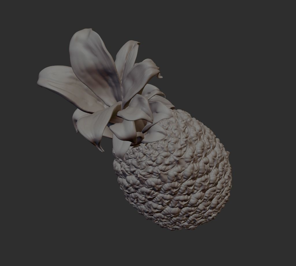 Pineapple 3D model 3D printable | CGTrader