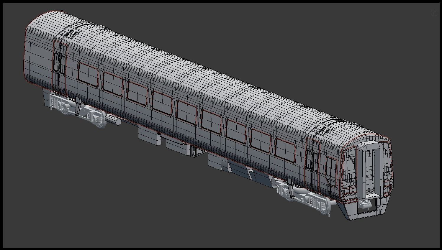 British train class 158 3D model | CGTrader
