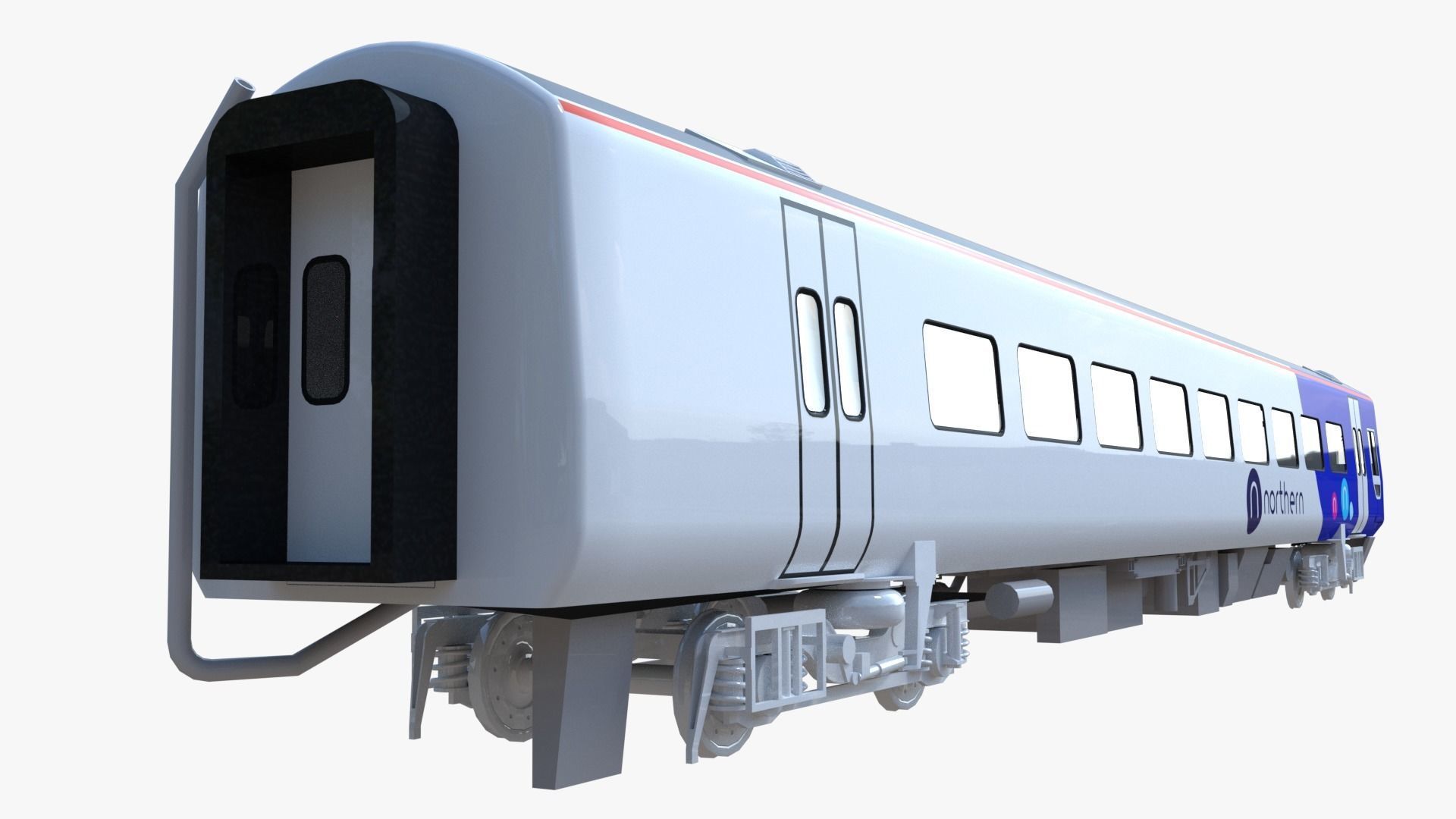 British train class 158 3D model | CGTrader