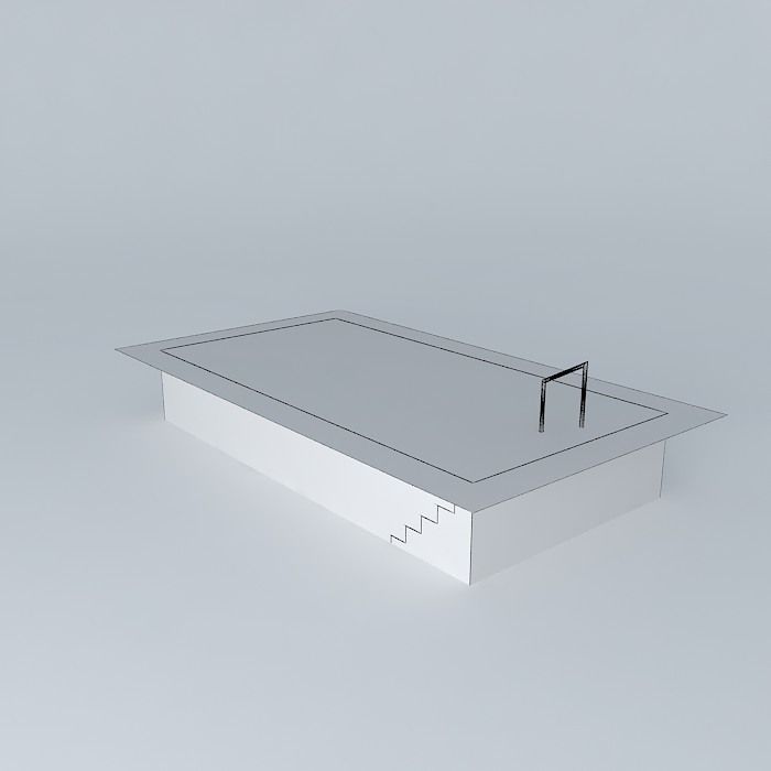 Swimming pool ladder free 3D model | CGTrader