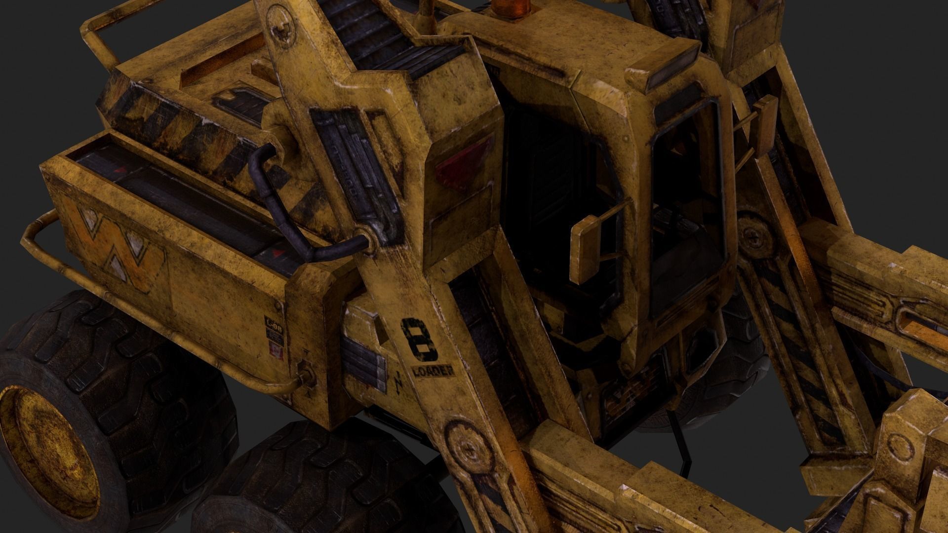 Vehicle 1009 - Heavy Equipment 3D model | CGTrader