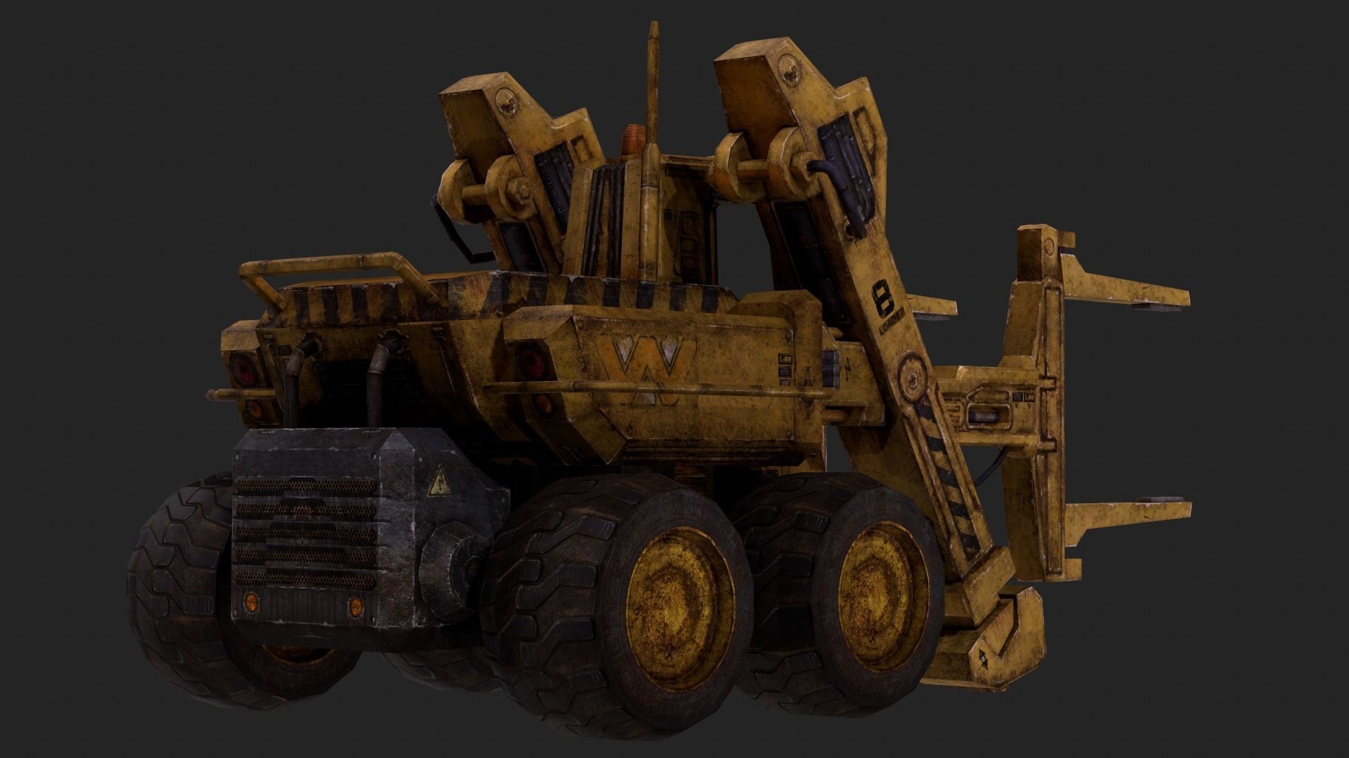 Vehicle 1009 - Heavy Equipment 3D model | CGTrader