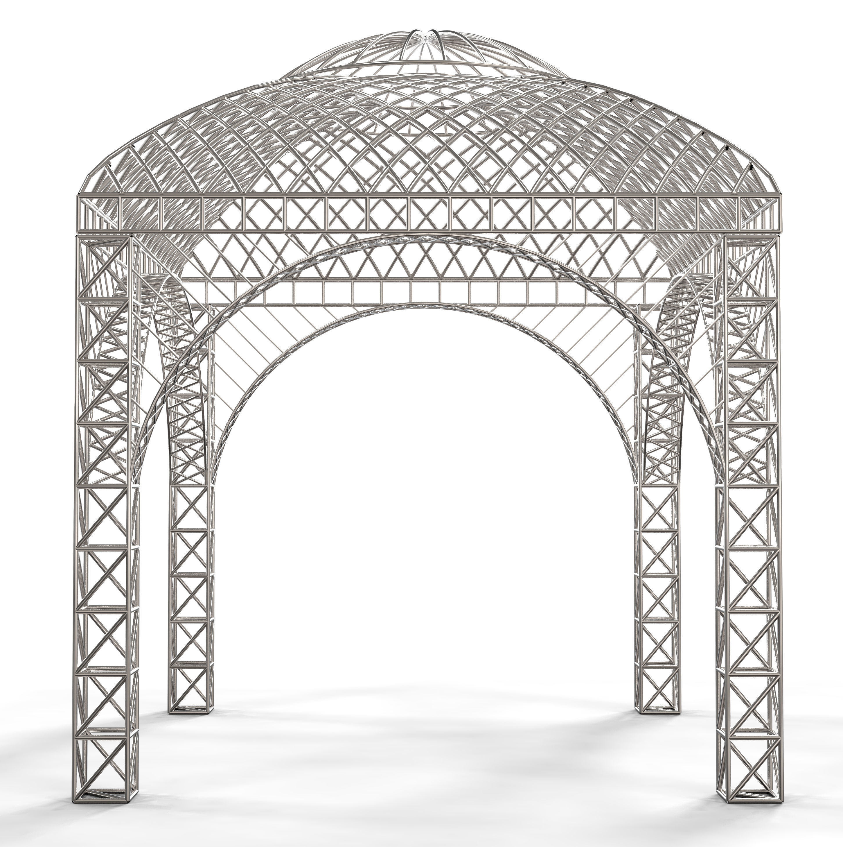 Metal Canopy Structure 3D model | CGTrader