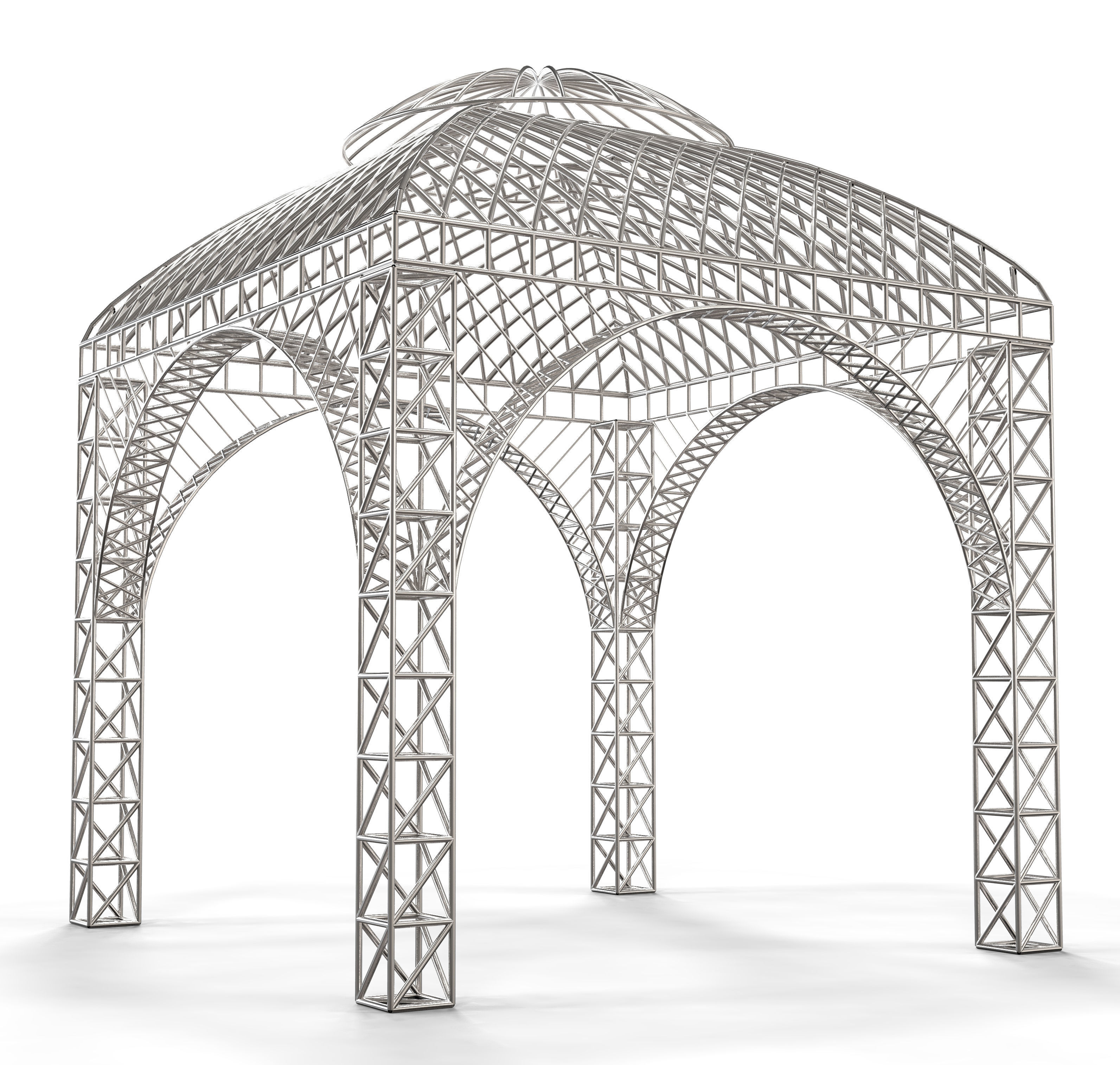 Metal Canopy Structure 3D model | CGTrader