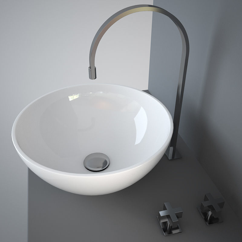 3D model NIC Design Flavia wash-basin VR / AR / low-poly | CGTrader