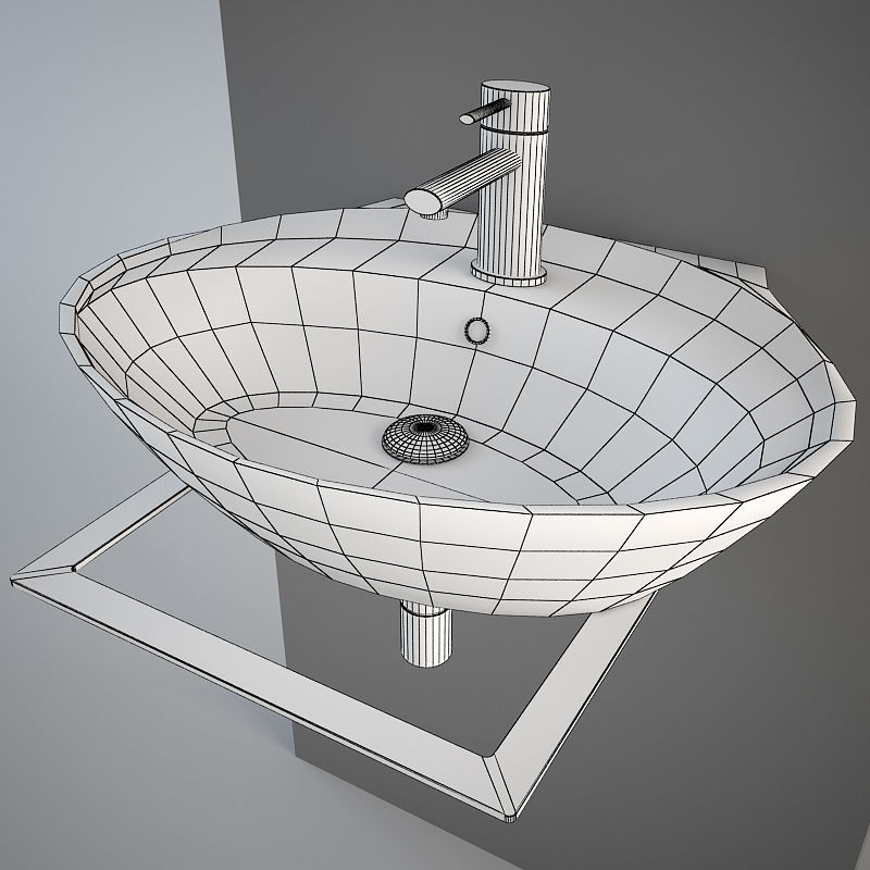 Simas BO11 wash-basin 3D model | CGTrader