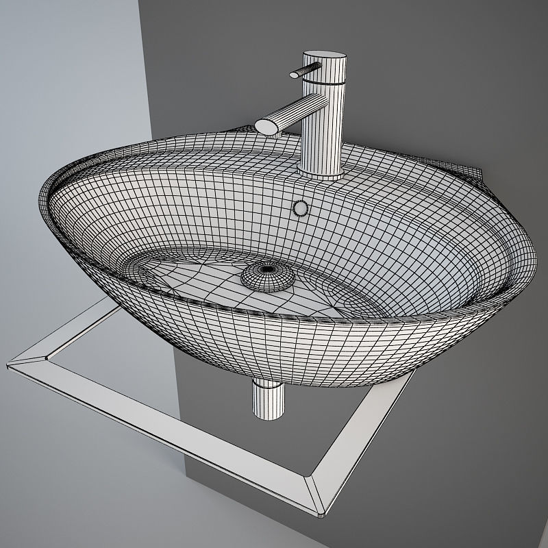 Simas BO11 wash-basin 3D model | CGTrader