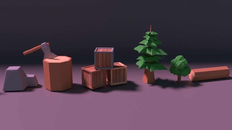 3D model Low poly game asset VR / AR / low-poly | CGTrader