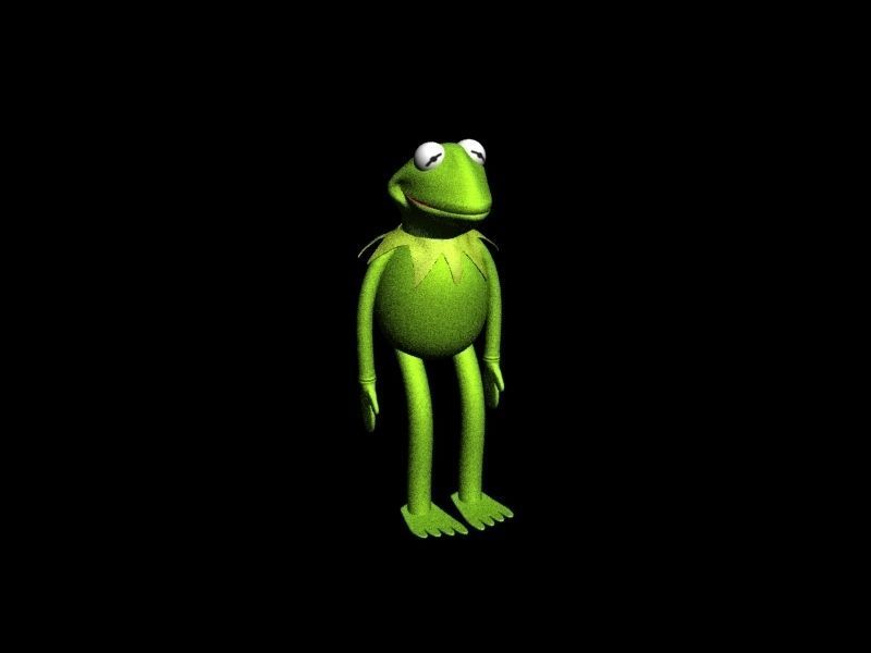 3D model Kermit frog from muppets VR / AR / low-poly | CGTrader