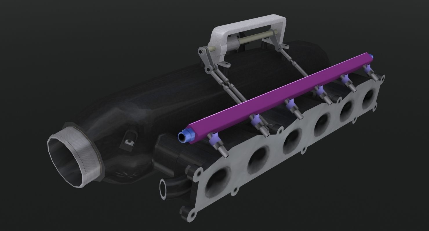 3D model Nissan RB28 Twin Turbo by HKS engine VR / AR / low-poly | CGTrader