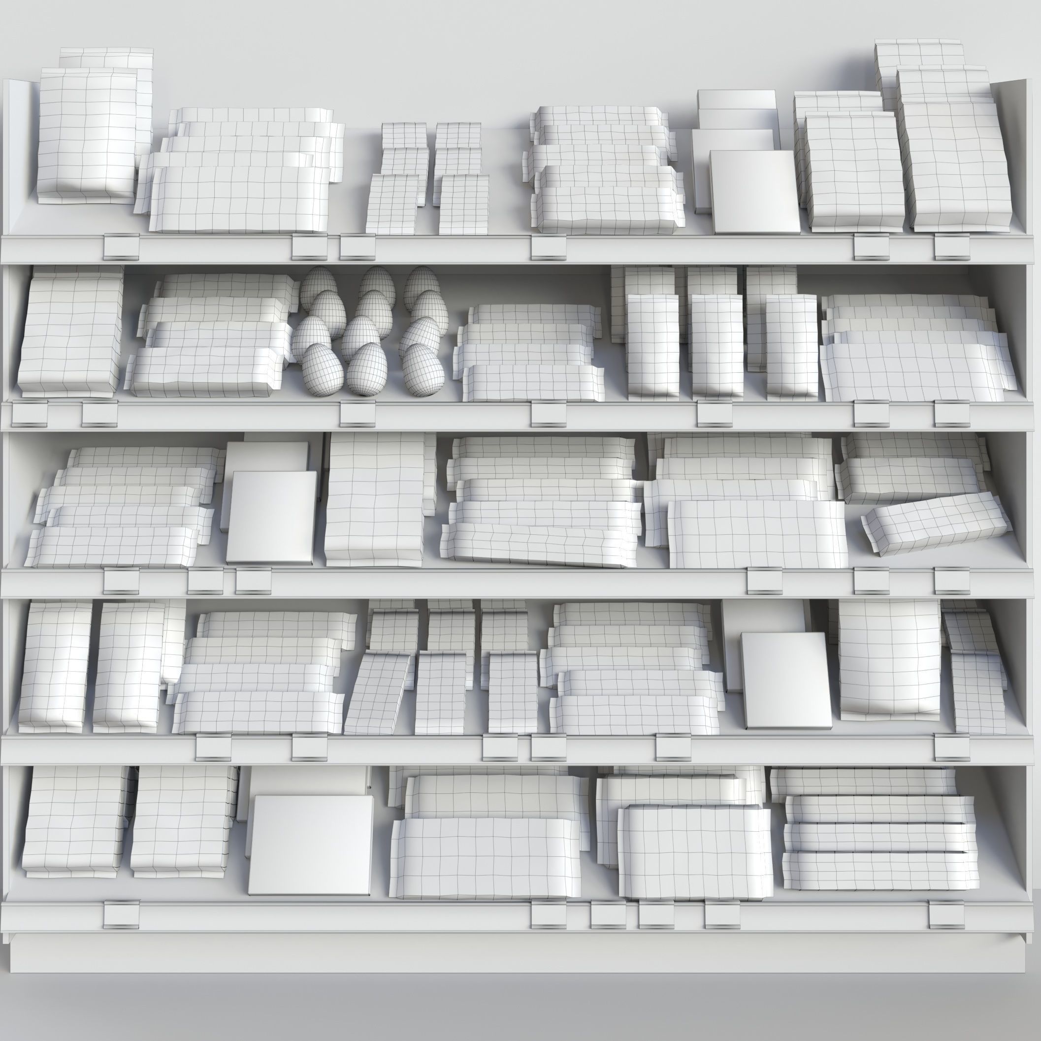 Grocery Storefront 3D model | CGTrader