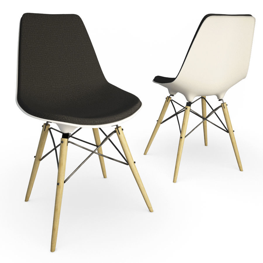 Eames Chair DSWr Vitra 3D model | CGTrader