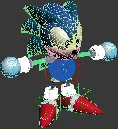 3D model Sonic hedgehog VR / AR / low-poly | CGTrader