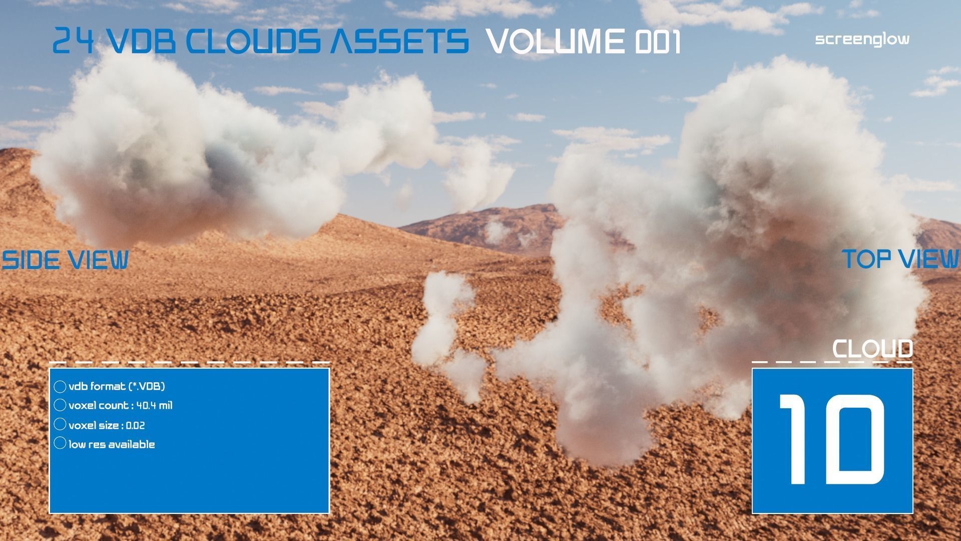 VDB Clouds Volume 1 3D model | CGTrader