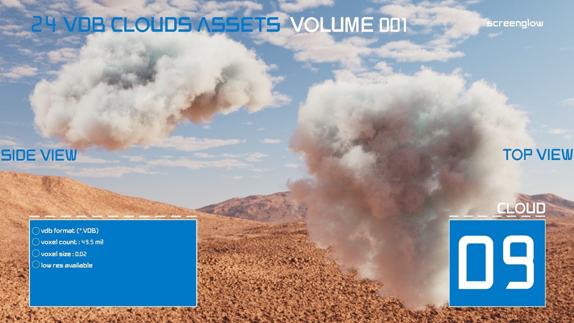 VDB Clouds Volume 1 3D model | CGTrader