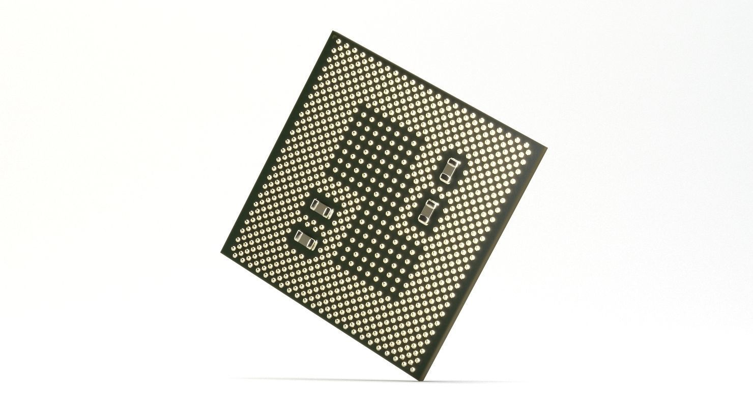 Photorealistic Mobile Chip - Snapdragon 855 3D model animated | CGTrader