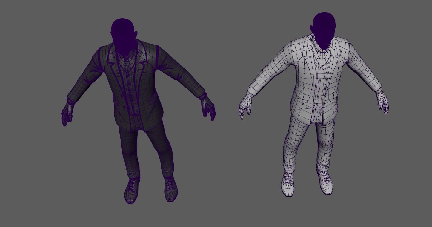 3D model character costume VR / AR / low-poly | CGTrader