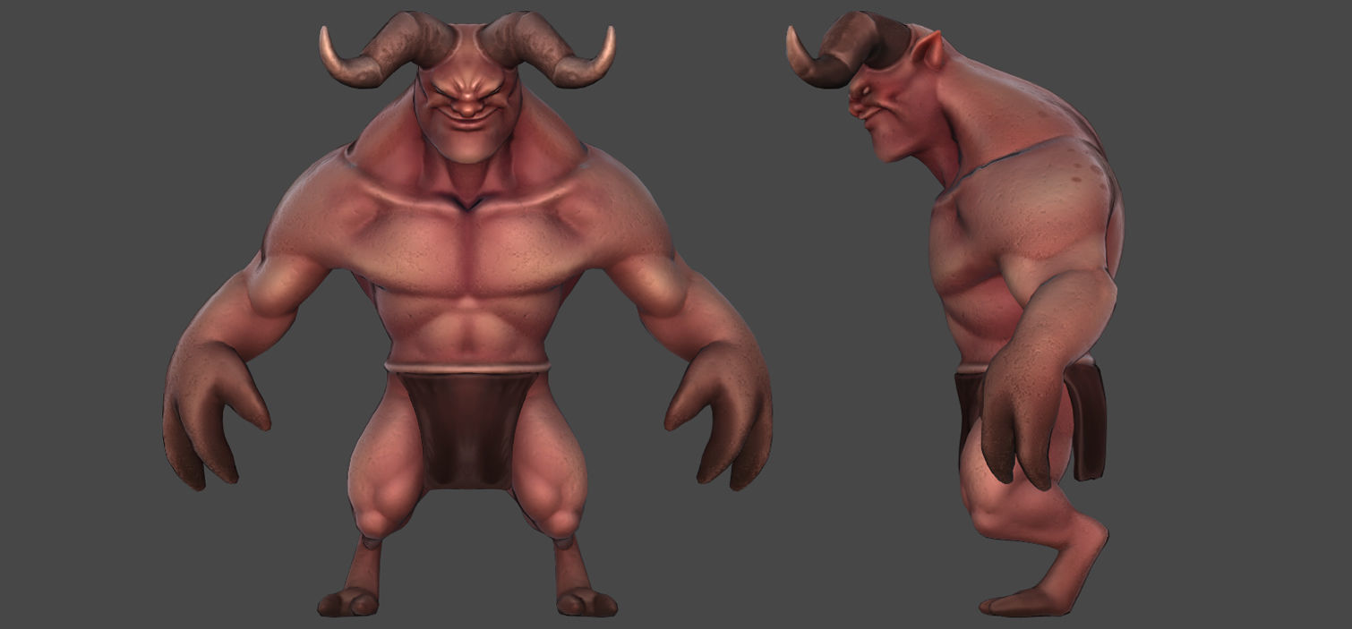 3D model Monster Creatures VR / AR / low-poly rigged animated | CGTrader