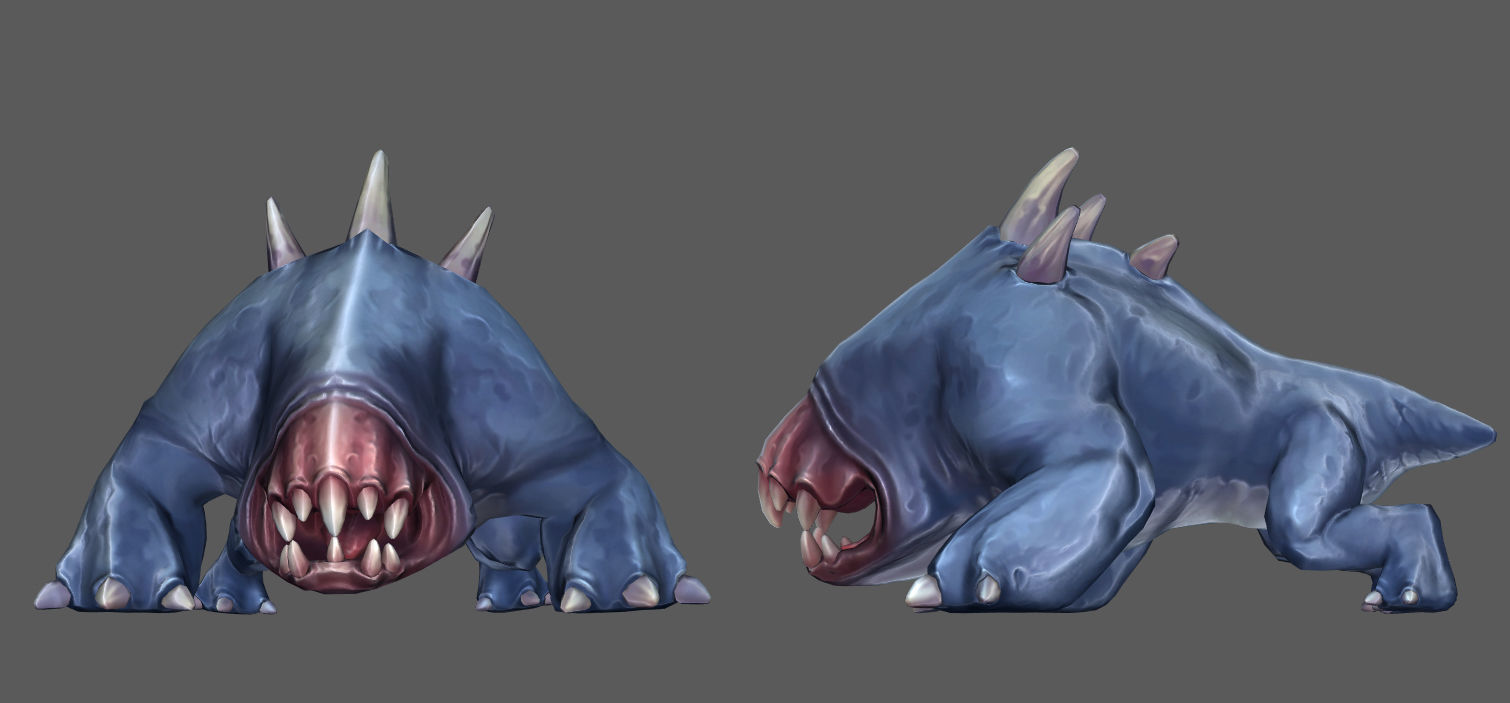 3D model Monster Creatures VR / AR / low-poly rigged animated | CGTrader